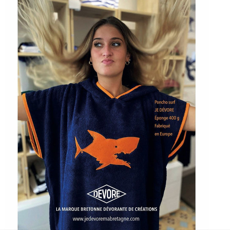 Poncho éponge Surfeur - Fabriqué au Portugal – Je dévore ma Bretagne