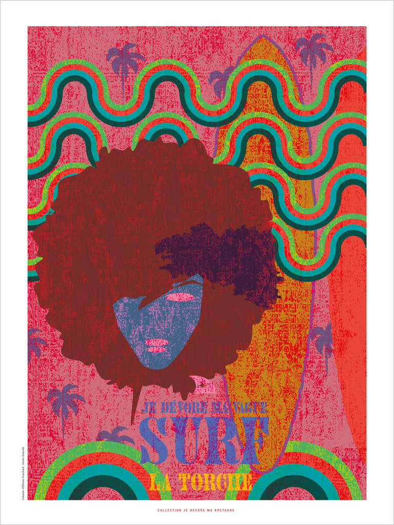 Affiche Surf 9 – Je dévore ma Bretagne